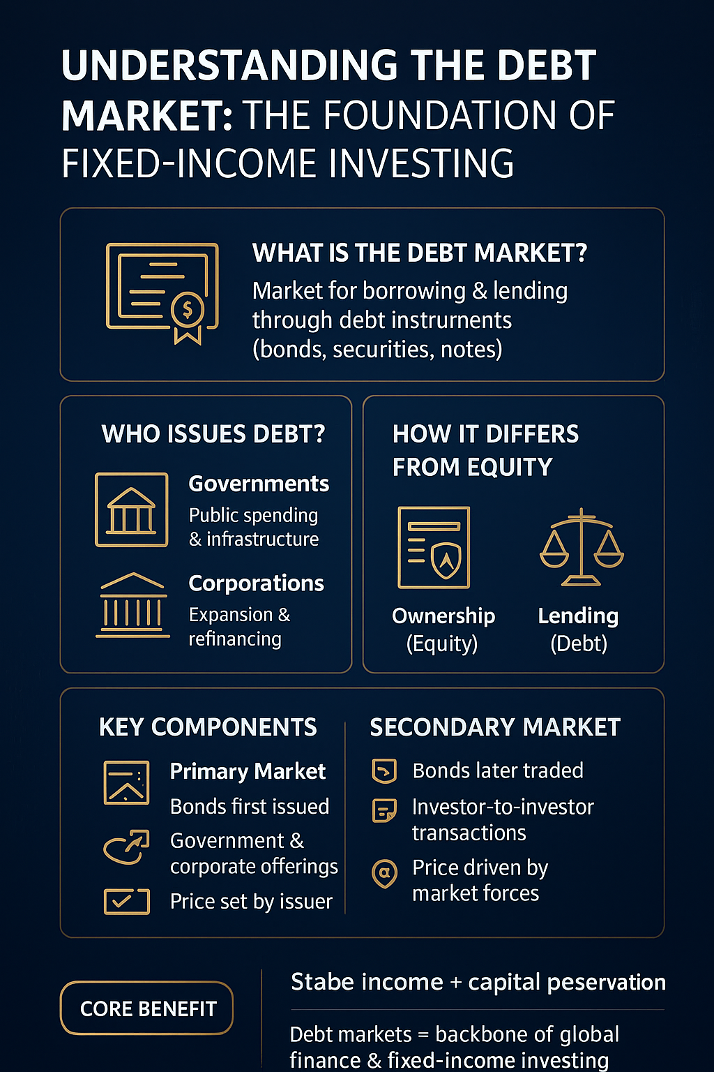 Primary vs. Secondary Debt Markets: What Investors Should Know
